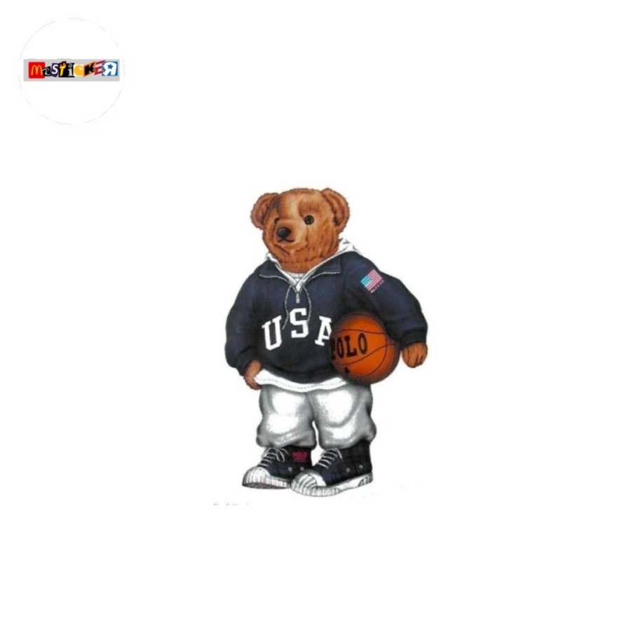 Jual sticker Polo Bear Ralph lauren basketball graphic logo stiker ...