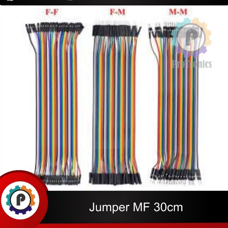 Jual Kabel Jumper Male Female 30cm isi 10 | Shopee Indonesia