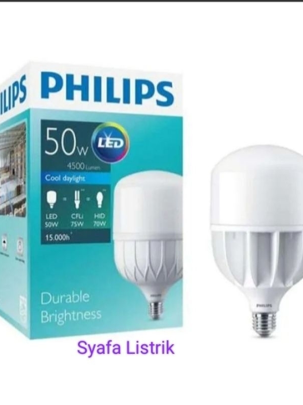 Jual Philips LED Lampu Cool Daylight 50W 4500Lm Cahaya Putih 6500K ...