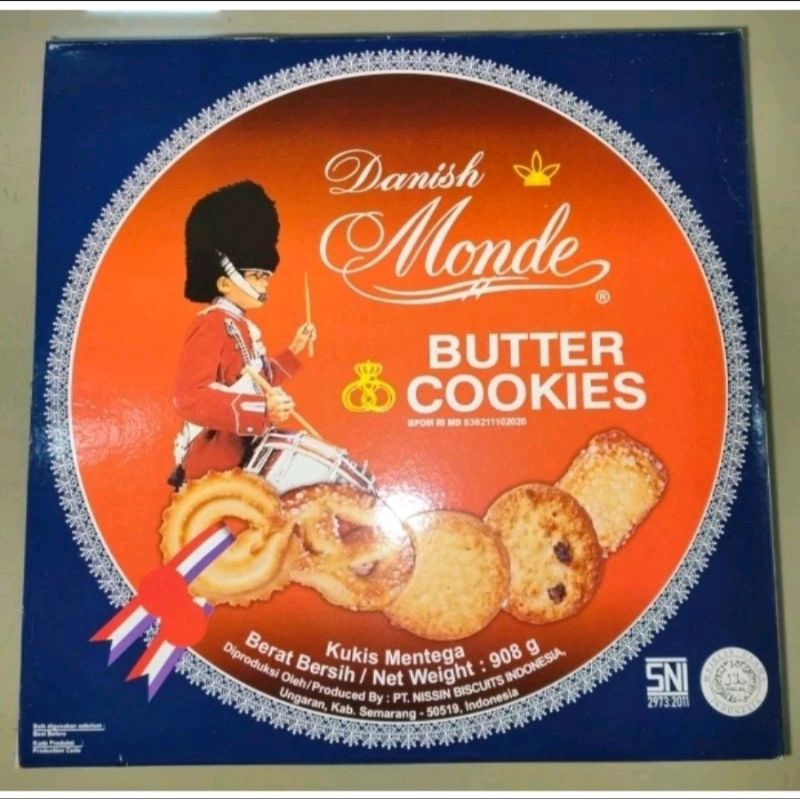 Jual Monde Butter Cookies 908gr | Shopee Indonesia