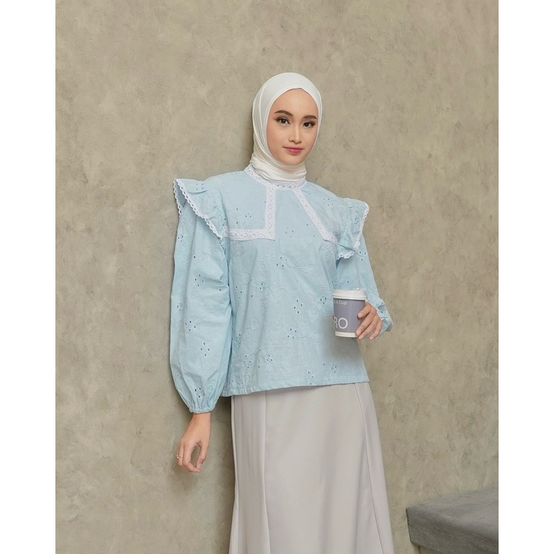 Jual Fwdaily - CLEAREN SALE Florence Blouse (Blouse Renda Wanita ...