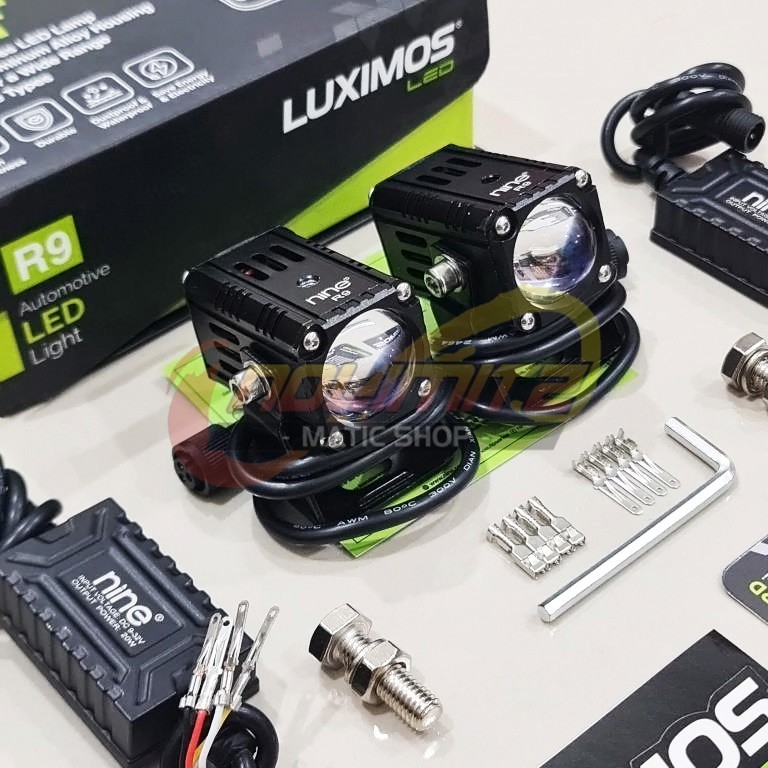 Jual Lampu Sorot Tembak Foglamp Nine Luximos LED R9 D2 Laser Putih ...