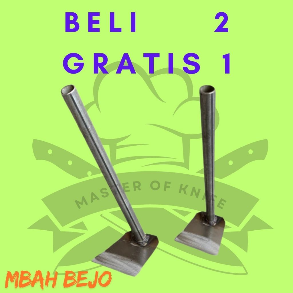 Jual PAKET MURAH beli 2 gratis 1 uk 40 cm Cangkul Kecil Rumput Pacul ...