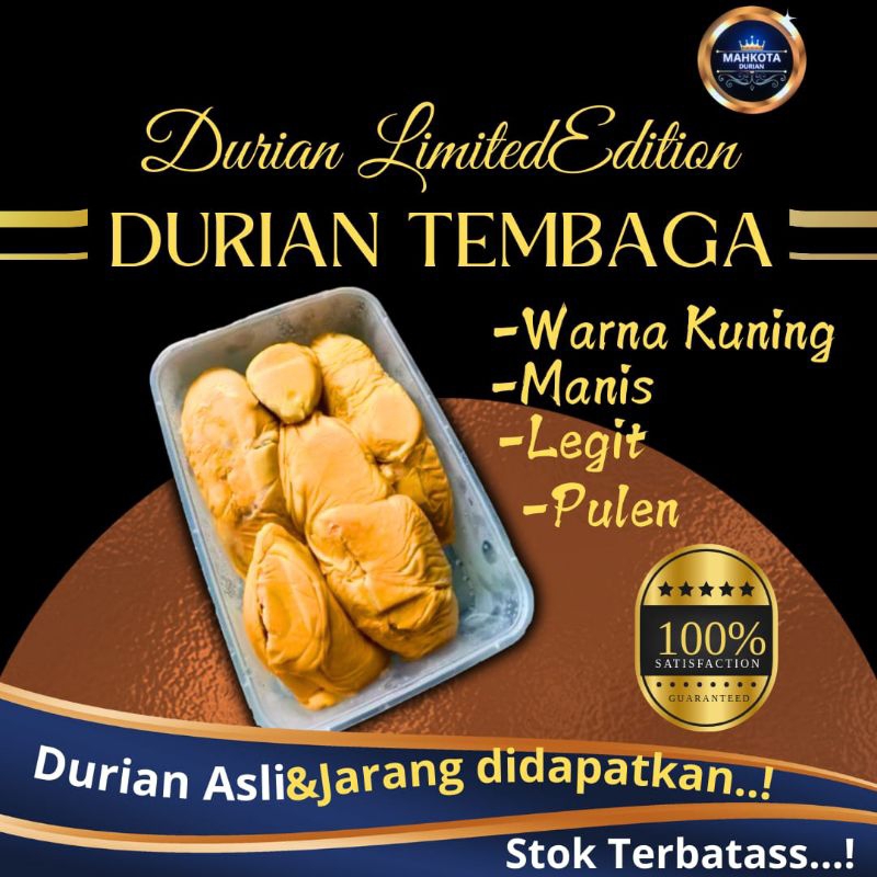 Jual DURIAN KUPAS TEMBAGA PREMIUM/MANIS,LEGIT,DAN BERWARNA KUNING ...