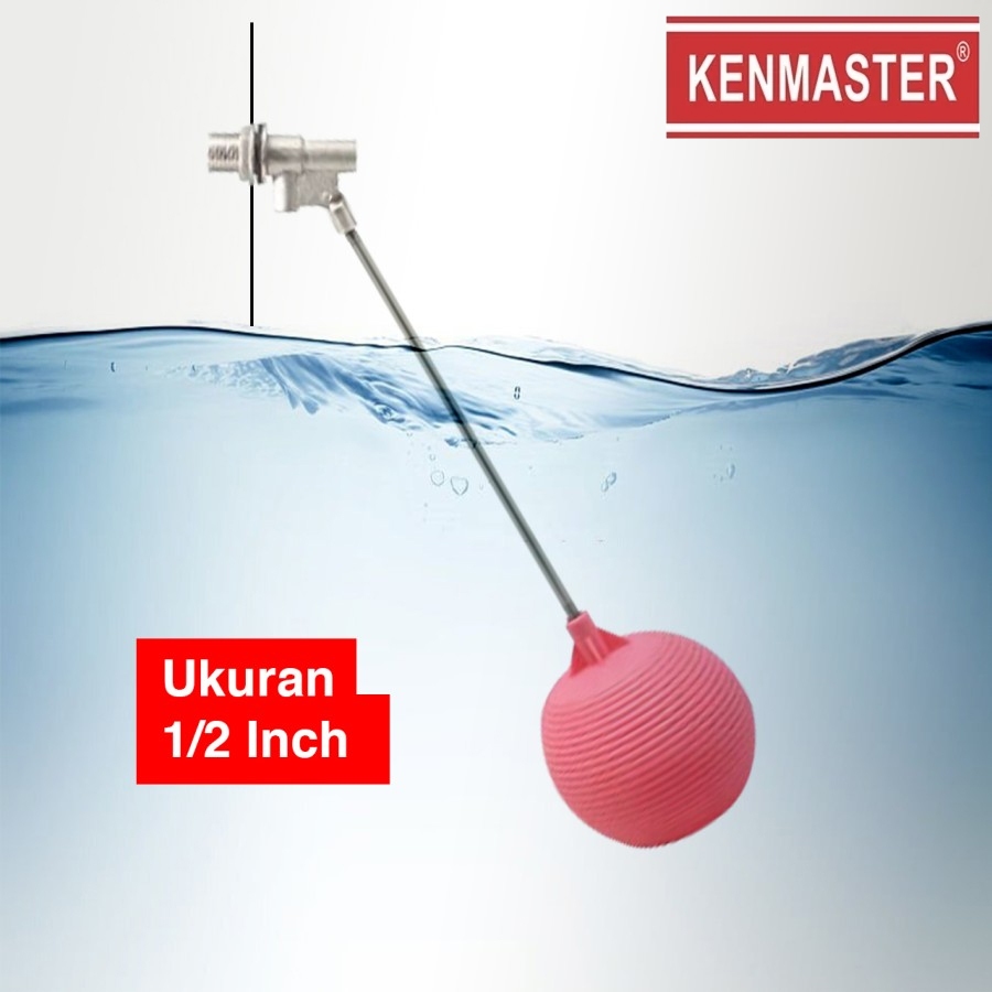 Jual Pelampung Bak Air 1/2" Kenmaster Pelampung Toren Floating Valve ...