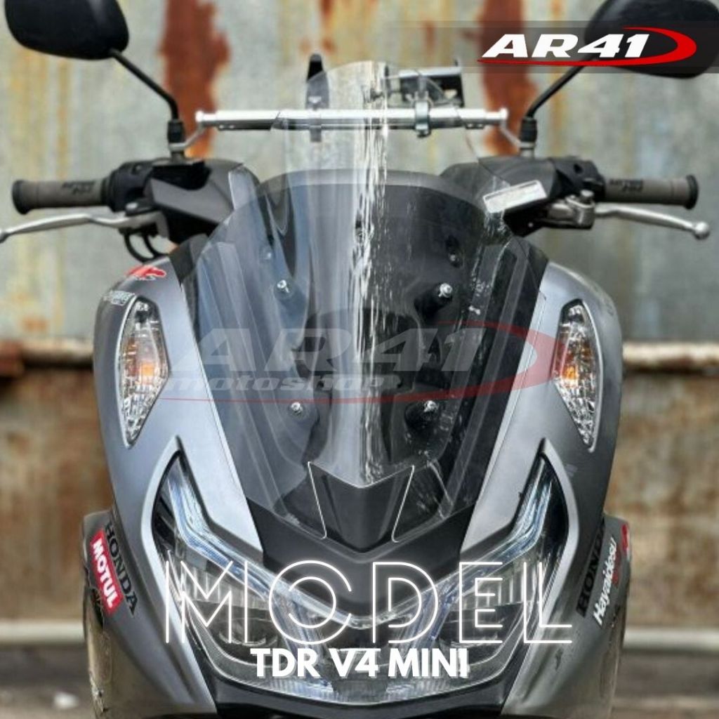Jual Windshield Lexi New 155 LX TDR V4 mini. Visor Lexi New 2024 TDR V4 ...