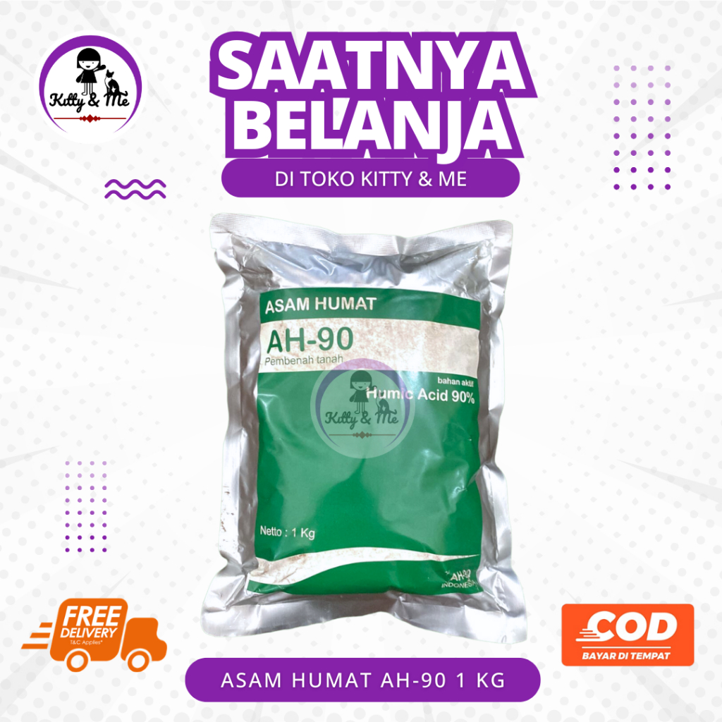 Jual ASAM HUMAT AH-90 1 KG - Asam Humate Original 90% - Asam Humate Untuk Pembenah Tanah ...