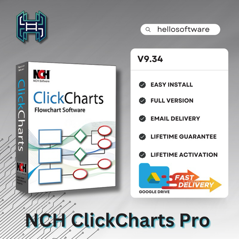 Jual NCH ClickCharts Pro 9 v9.34 Full Version (Versi Terbaru) | Shopee Indonesia