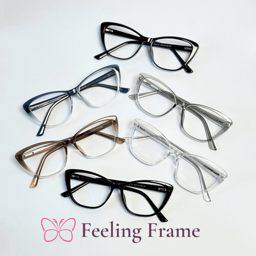 Jual FRAME KACAMATA WANITA CAT EYE KOTAK PLASTIK KOKOH DAISY SERIES ...