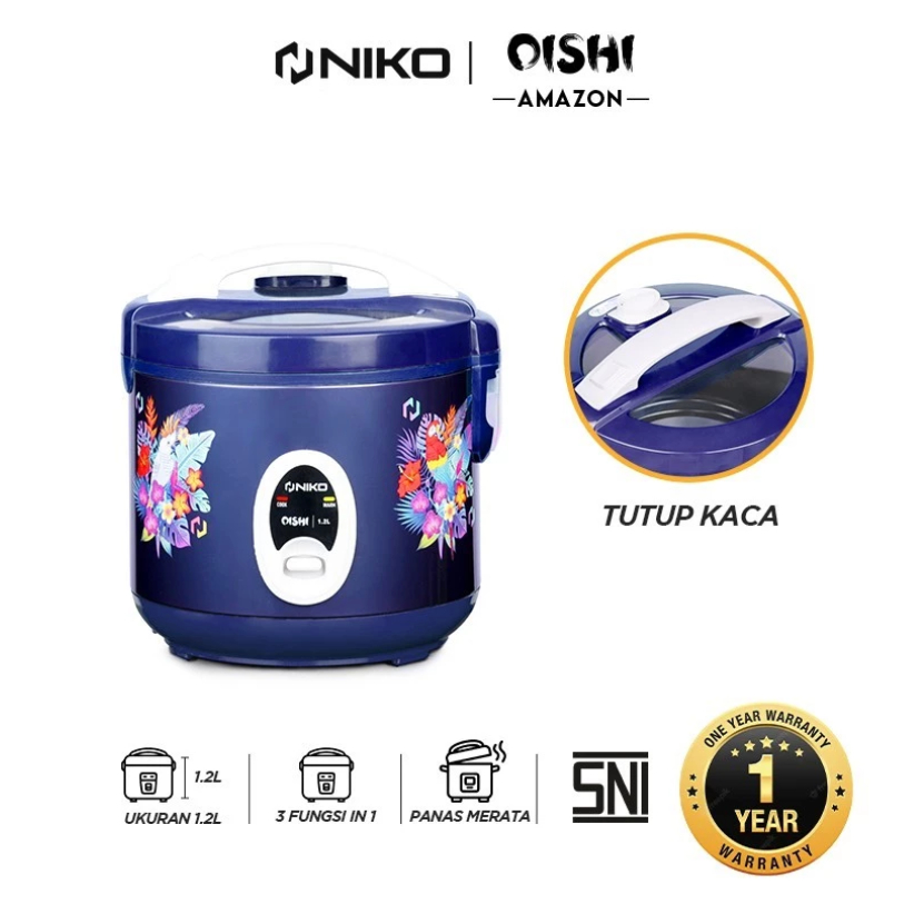 Jual MAGIC COM NIKO 1.2 LITER MOTIF AMAZON / LANDMARK | Shopee Indonesia