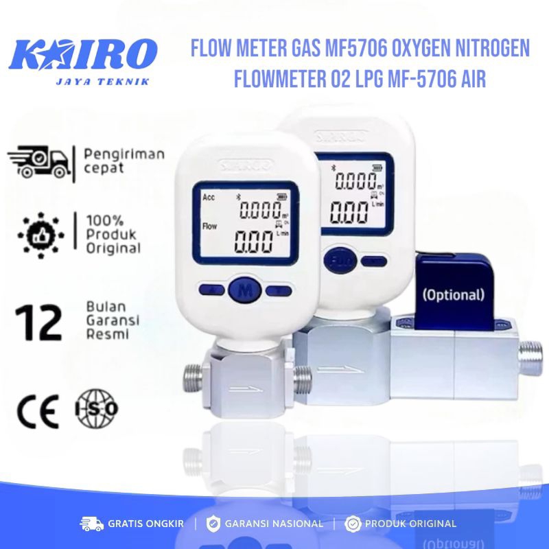Jual Flow Meter Gas MF5706 Oxygen Nitrogen Flowmeter O2 LPG MF-5706 Air ...