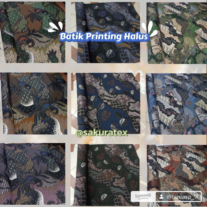 Jual BAHAN BATIK METERAN | KAIN BATIK | BAHAN BATIK | BATIK PRINTING ...