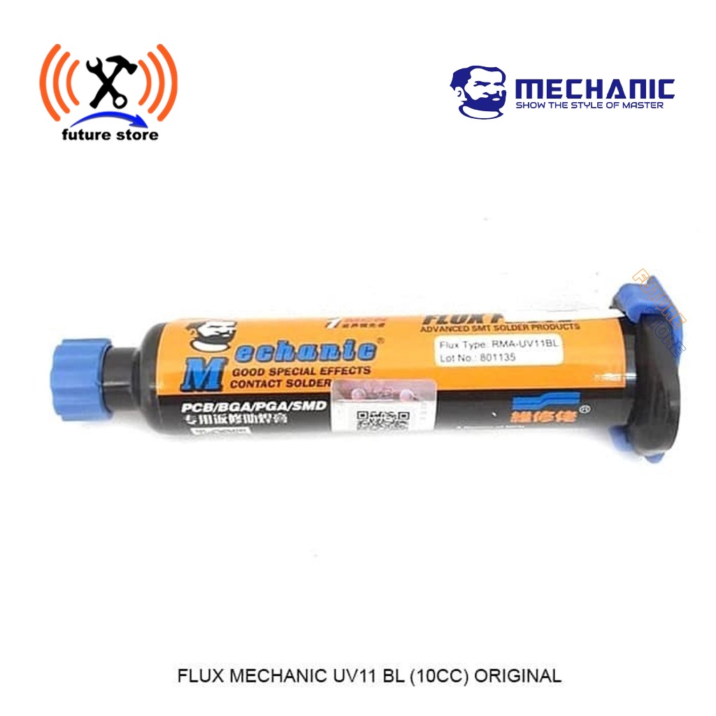 Jual MECHANIC UV11 BL FLUX PASTA SOLDER/MINYAK SOLDER 10CC - FLUX PASTA SOLDER MECHANIC UV11 BL ...