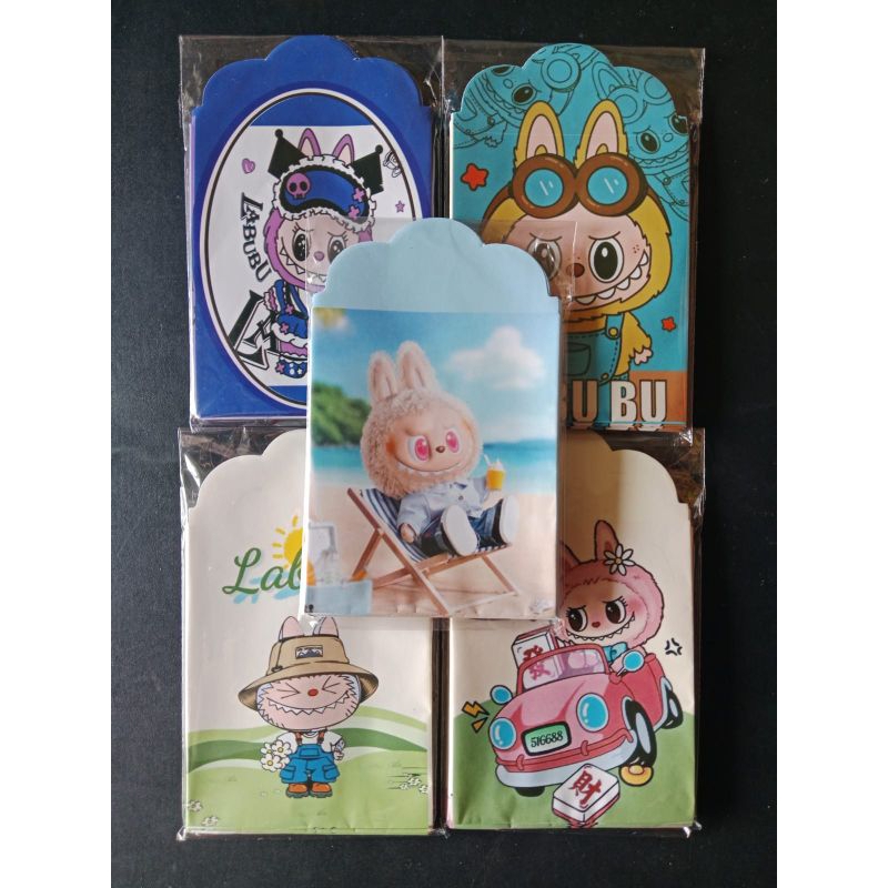 Jual ( isi 10 ) Amplop lebaran karakter labubu sanrio dan islami ukuran ...