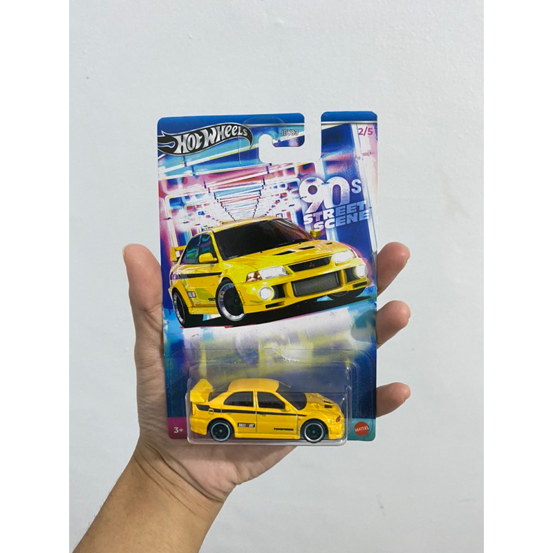 Jual Hot Wheels Mitsubishi Lancer Evolution VI kuning - 90s street ...