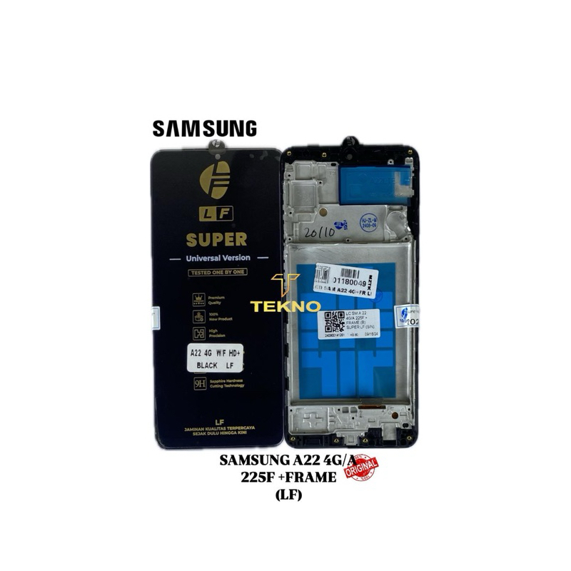 Jual Lcd samsung a22 4g+frame (lf) fullset | Shopee Indonesia