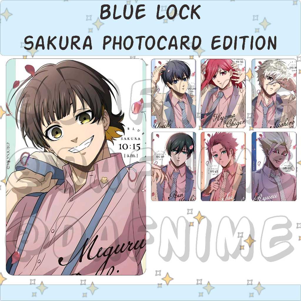 Jual BLUE LOCK SAKURA EDITION PHOTOCARD ANIME | Shopee Indonesia