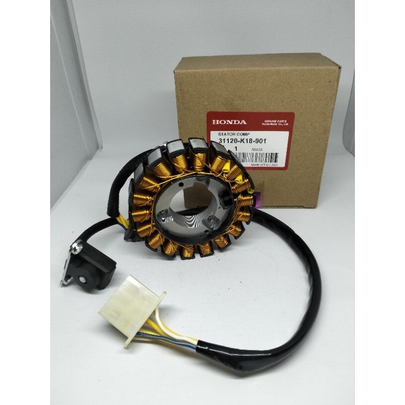 Jual SPOOL SPUL STATOR COMP VERZA150 K18-901 KOMPLIT FULL SET.Original Thailand. | Shopee Indonesia