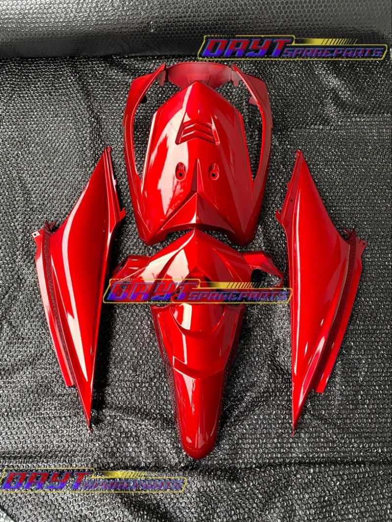 Jual COVER BODY HALUS FULL SET HONDA BEAT KARBU WARNA MERAH CANDY TAHUN ...