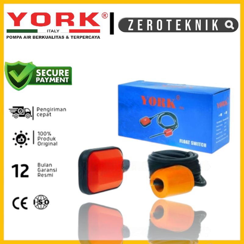 Jual Float Switch York 2 Mtr Kabel Autometic Pompa Celup Dan Toren ...