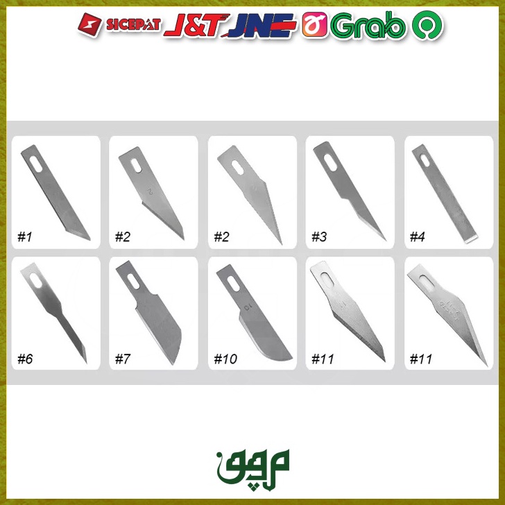 Jual MATA NO4S Mata XACTO No4 congkel ic MATA XACTO NO17 BEDAH SURGICAL ...