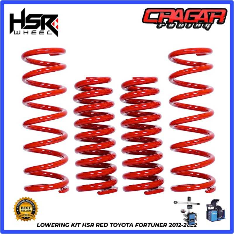 Jual PER MOBIL FORTUNER/ LOWERING KIT HSR RED TOYOTA FORTUNER 2012-2022 ...