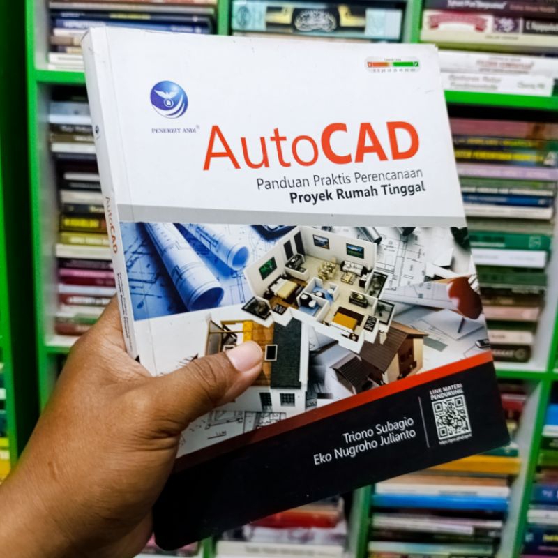Jual (ORI) buku Autocad panduan praktis perencanaan proyek rumah ...