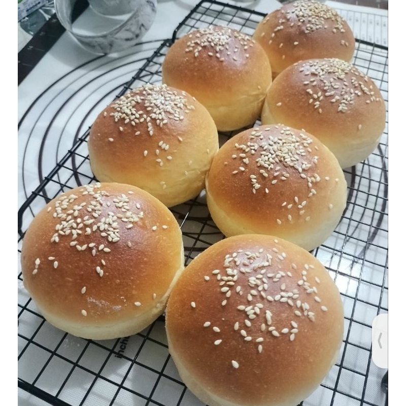 Jual ROTI BURGER BURGER BUN 6 pcs diameter 10cm | Shopee Indonesia