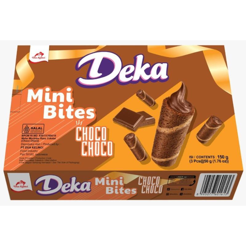 Jual Deka Mini Wafer Bites Choco Choco 150 g | Shopee Indonesia