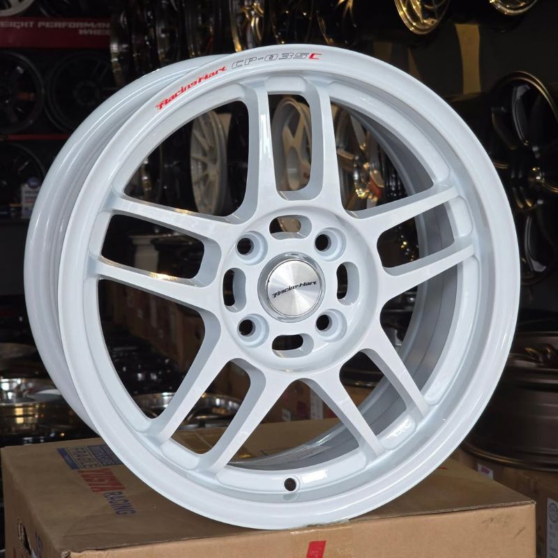Jual velg racing mobil r15 RACING HART PCD 4X100 velg mobil racing ring ...