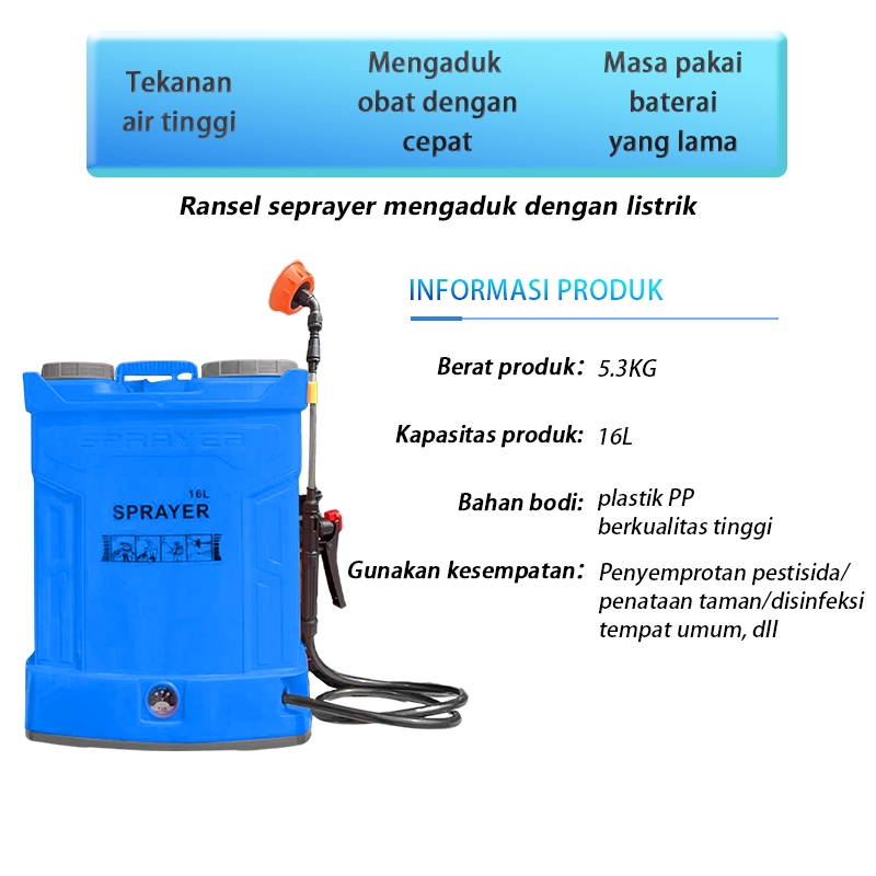 Jual RB VICTOR sprayer elektRik 16L LITER SNI Alat Semprot Tanaman ...
