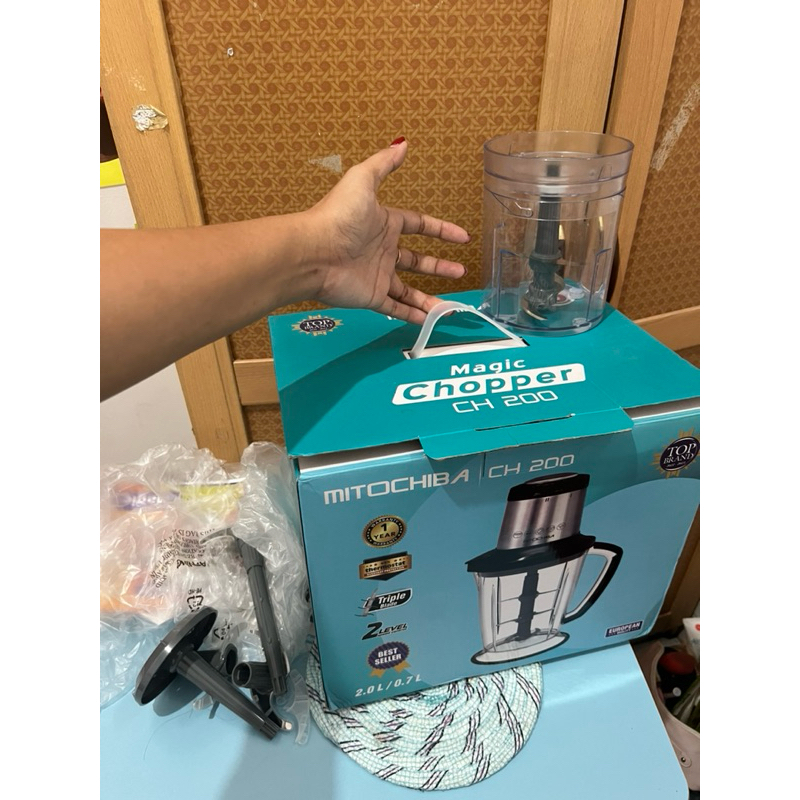 Jual FAST SELLING CHOPPER BLENDER MITOCHIBA CH200 READY | Shopee Indonesia
