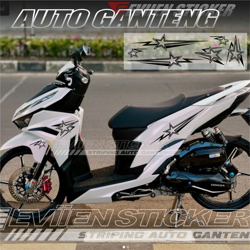 Jual STRIPING VARIO 125 NEW GEN 2 STRIPING MOTIF BINTANG VARIO NEW 2022 ...