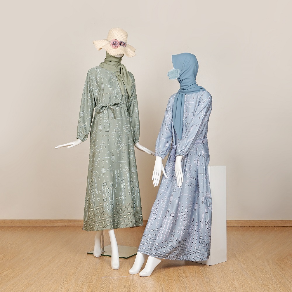 Jual Le Khari Nindya Dress Busui Gamis Bahan Maksmara Size S-XL ...