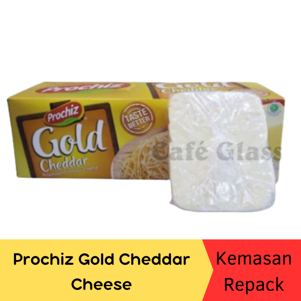 Jual Prochiz Gold Cheddar Cheese / Keju Cheddar Repack | Shopee Indonesia