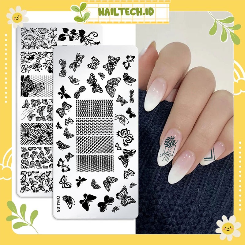 Jual Nail Stamping Plate / Plat Besi Stempel Kuku Nail Art / Design ...