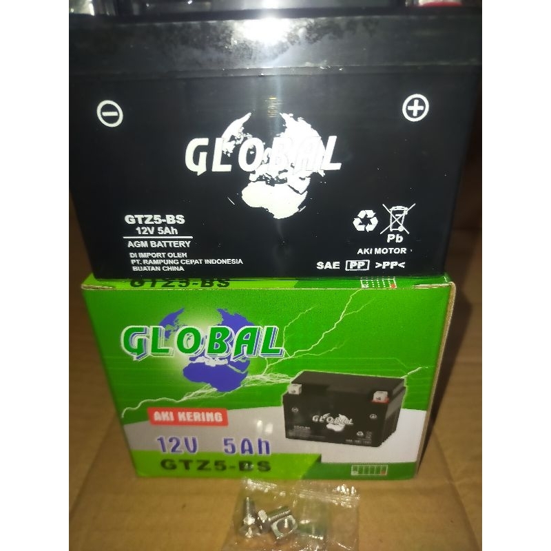 Jual Aki/Accu/Battery MF GTZ-5S Global 5Ah | Shopee Indonesia