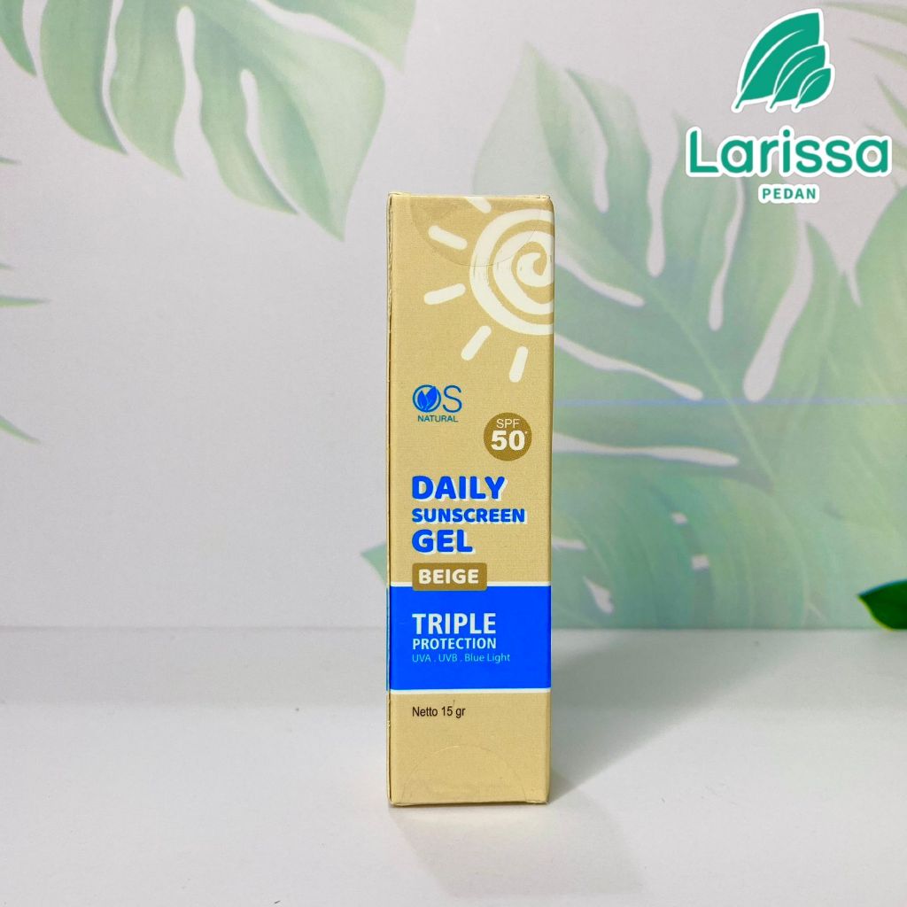 Jual Larissa Daily Sunscreen Gel Beige SPF 50 + Dengan Triple ...