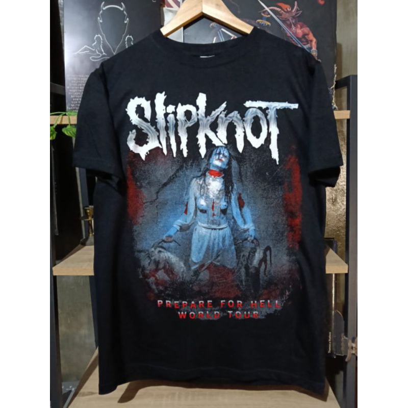 Jual Kaos Band “SLIPKNOT - (Prepare For Hell World Tour)” | Shopee ...