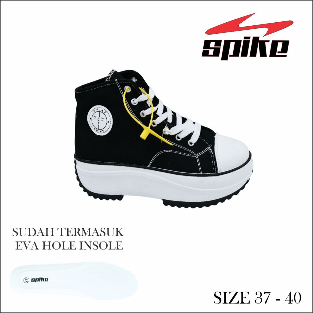 Jual Spike Sepatu Fashion Wanita Model Converse Tipe KJR 0357 | Shopee ...
