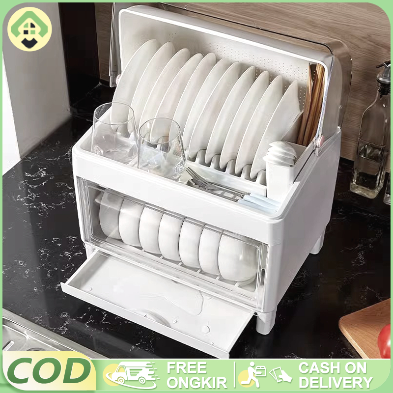 Jual Rak Piring Dengan Tirisan Air Rak Sendok/Garpu Rak Dapur/Kotak ...