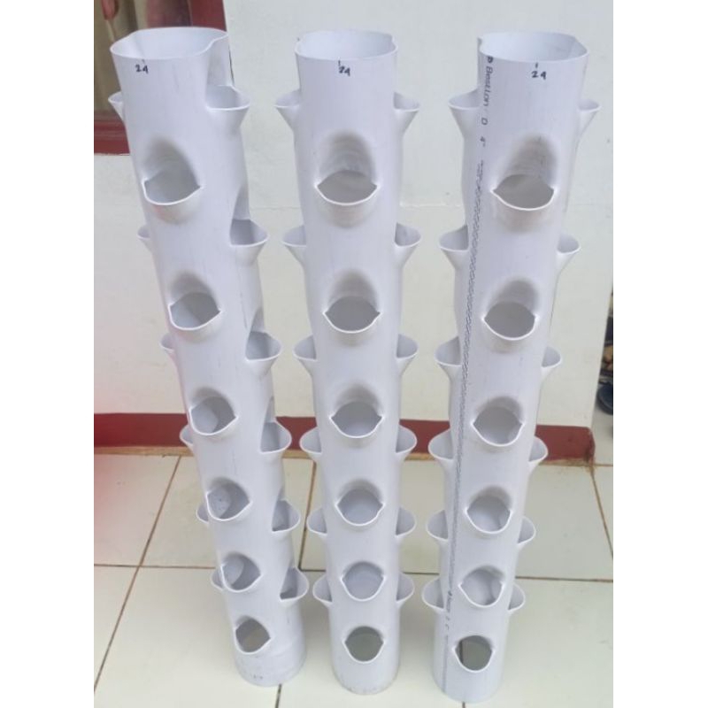 Jual POT TANAMAN VERTIKULTUR VERTIKAL TINGGI 1 METER DENGAN PIPA 4 IN ...