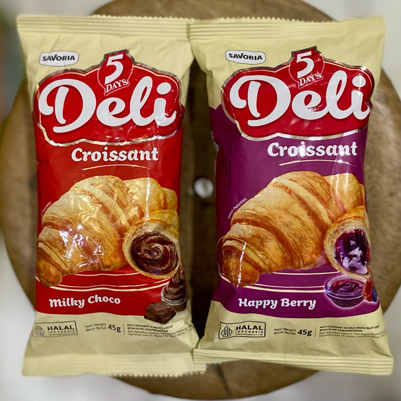 Jual ROTI CROISSANT DELI 5DAYS 45gr (DUS) | Shopee Indonesia