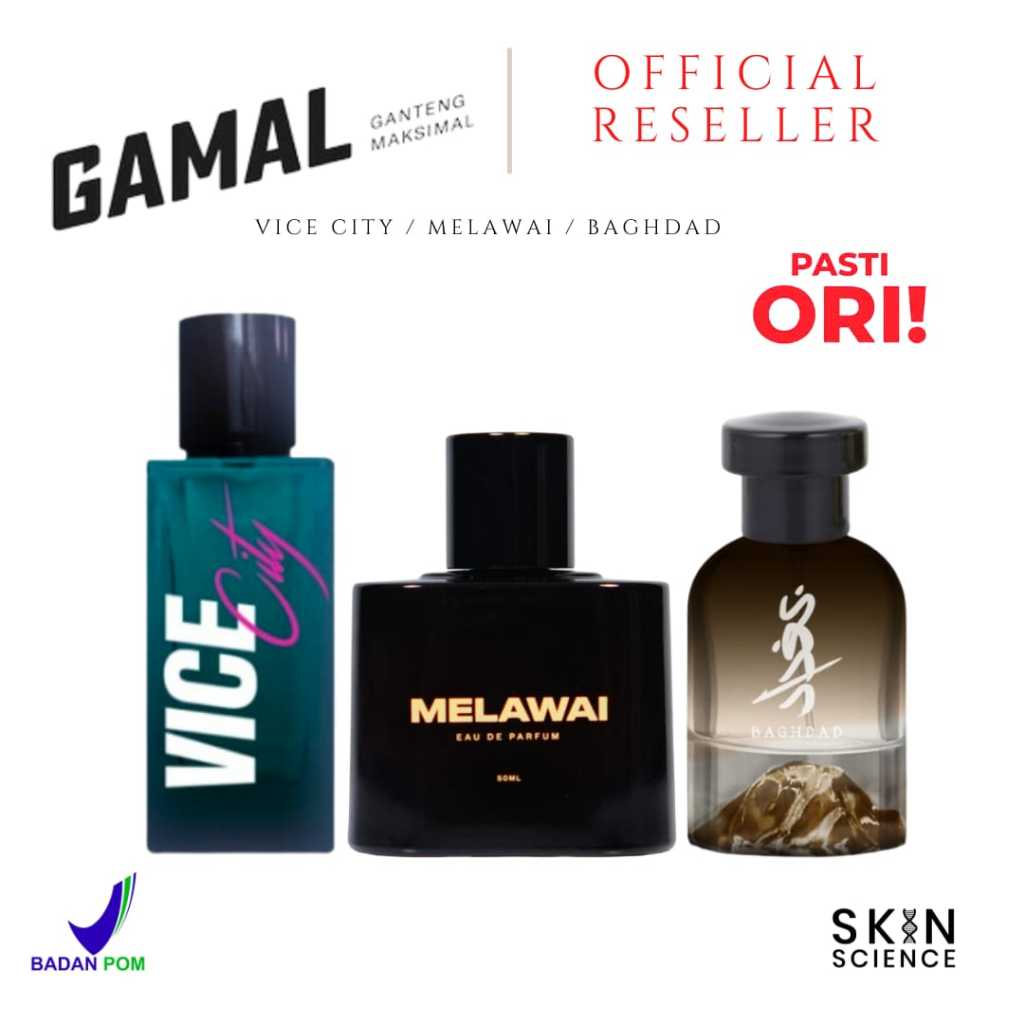 Jual GAMAL MEN Parfum All Variants Sicilia Vice City Melawai Baghdad ...