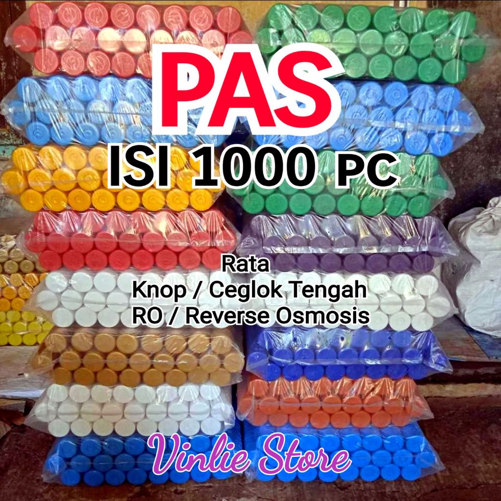 Jual TUTUP GALON ISI ULANG 1000 pcs Tutup Galon RO Reverse Osmosis ...