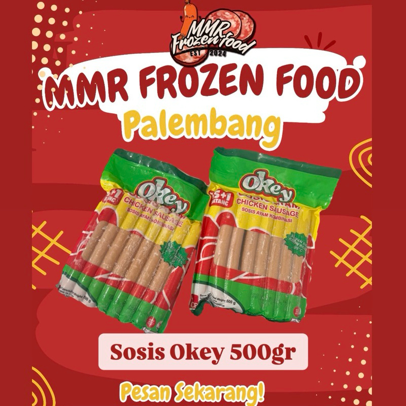 Jual SOSIS OKEY / SOSIS AYAM / SOSIS AYAM OKEY / FROZEN FOOD PALEMBANG ...