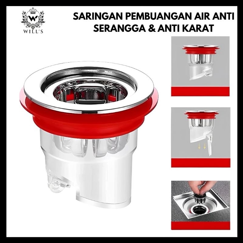Jual Alat Saringan Pembuangan Air Anti Serangga & Anti Karat - Saringan ...