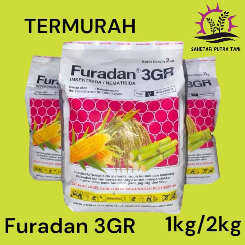 Jual Pembasmi Hama FURADAN 3GR isi 1KG/2KG Insektisida-Nematisida ...