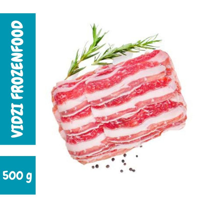 Jual Daging Sapi Beef Slice US Shortplate Premium 500g / Sukiyaki ...