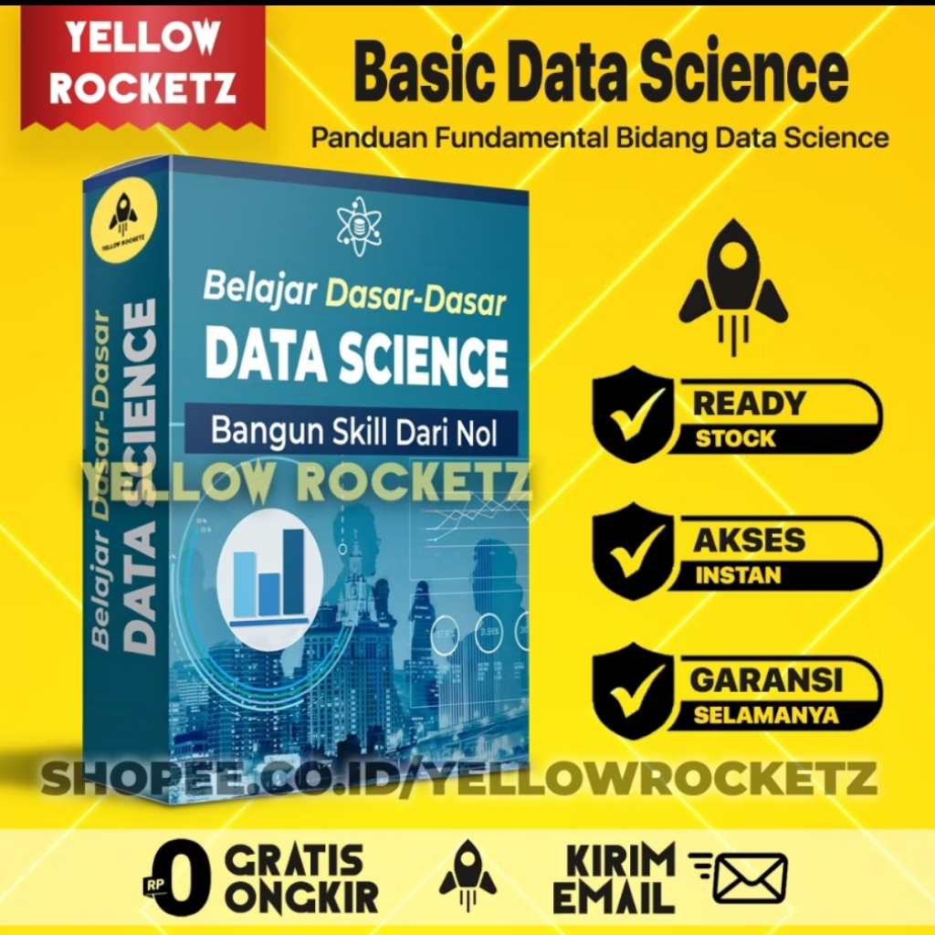 Jual FUNDAMENTAL DATA SCIENCE DARI DASAR - Belajar Bangun Skill Data ...